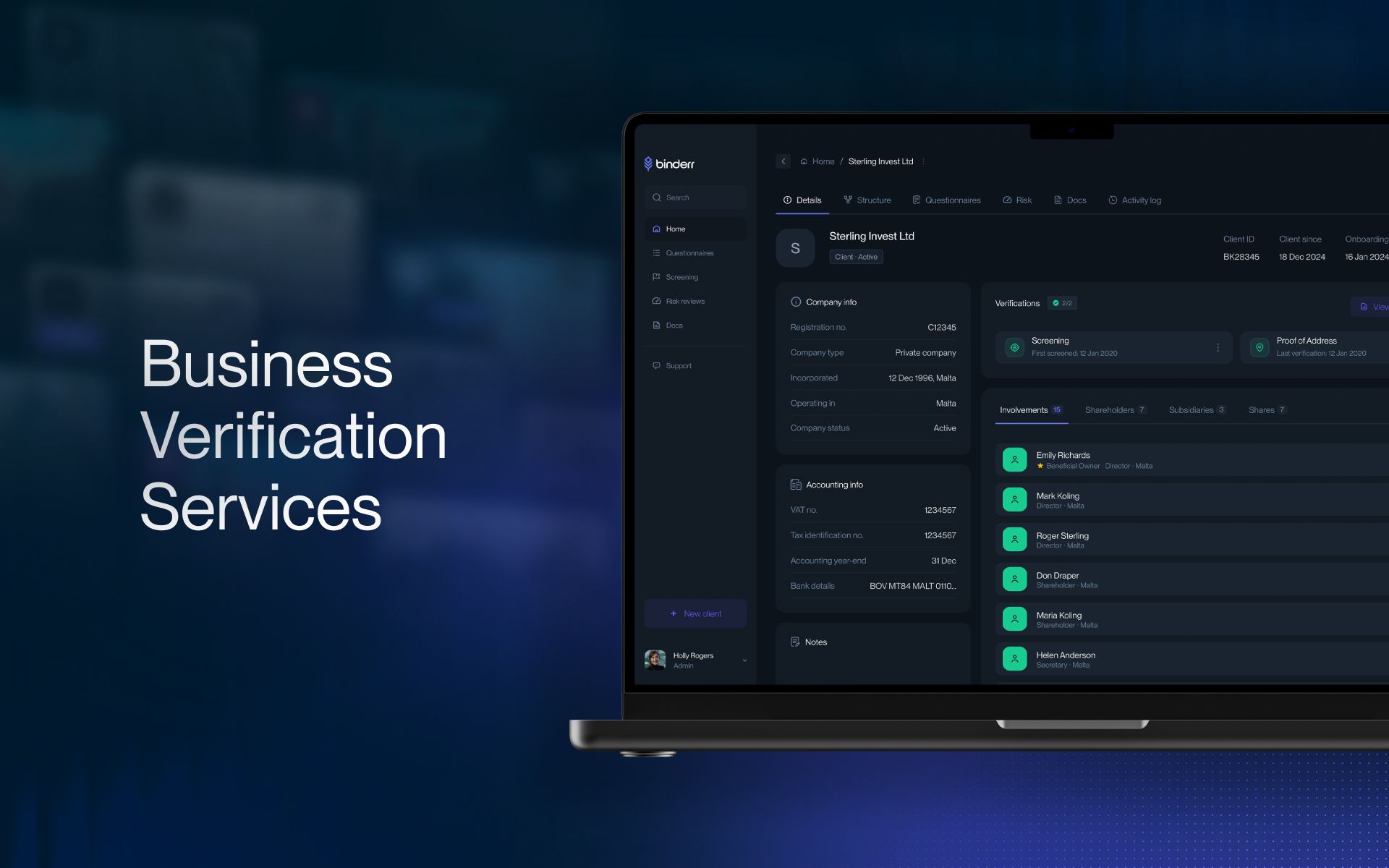 What are Business Verification Services?